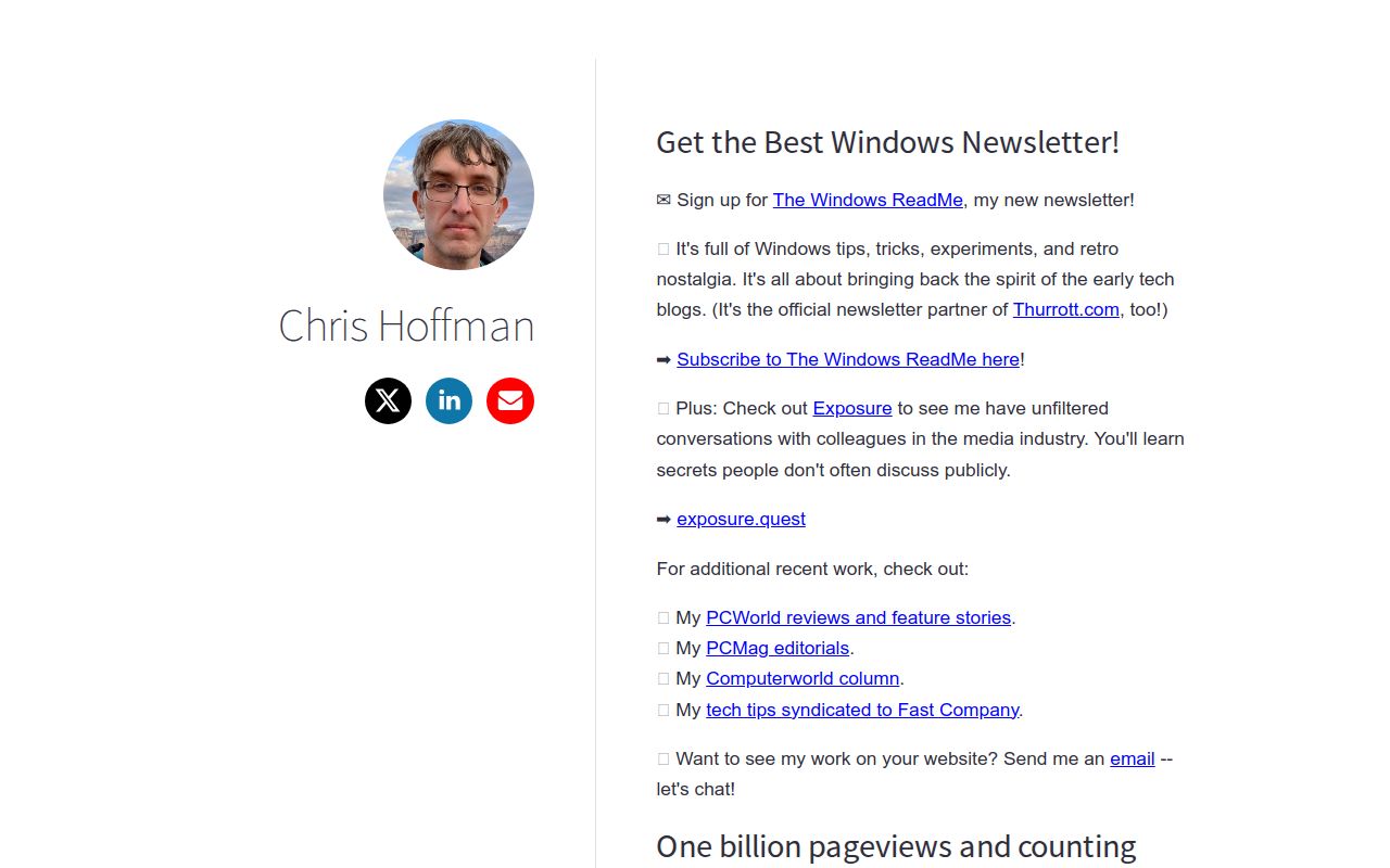 Chris Hoffman, Editor-in-Chief of How-To Geek